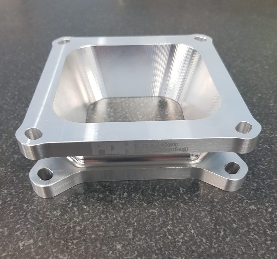 2" high 4500 Holley Dominator carburettor to 4150 manifold adaptor ...