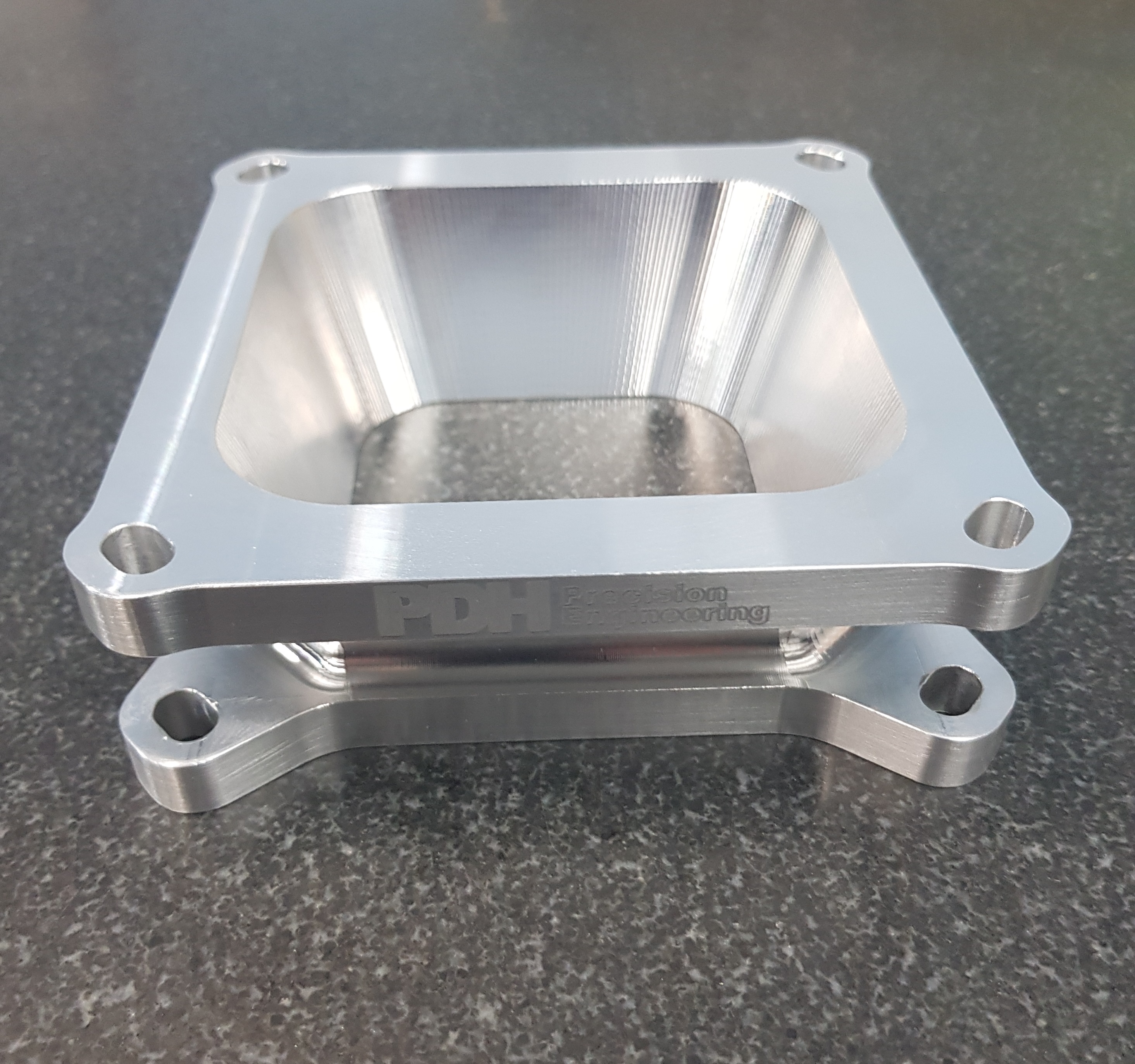 2" high 4500 Holley Dominator carburettor to 4150 manifold adaptor ...