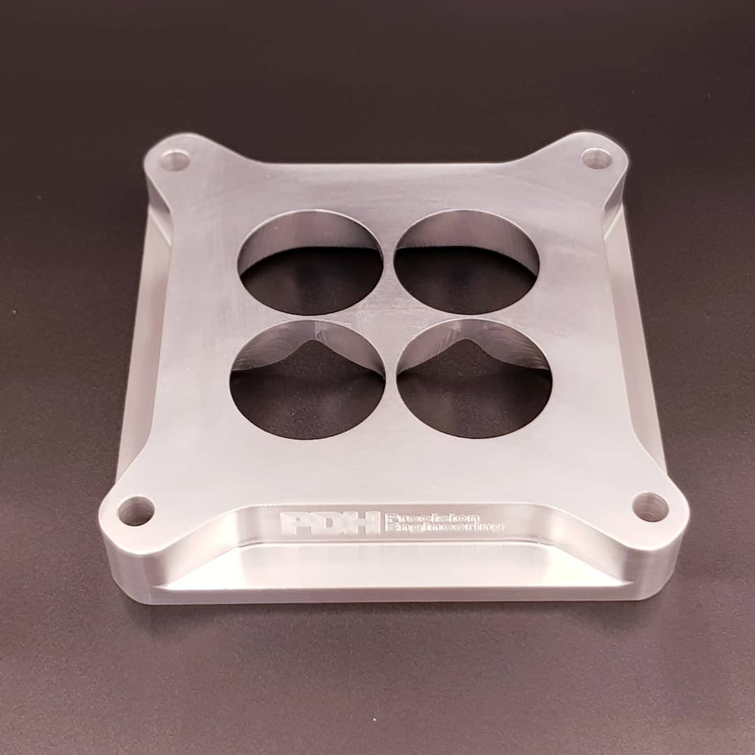 1" high 4150 Holley carburettor to 4500 Dominator manifold adaptor ...